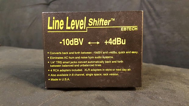 Ebtech LLS 2 Line Level Shifter | Reverb