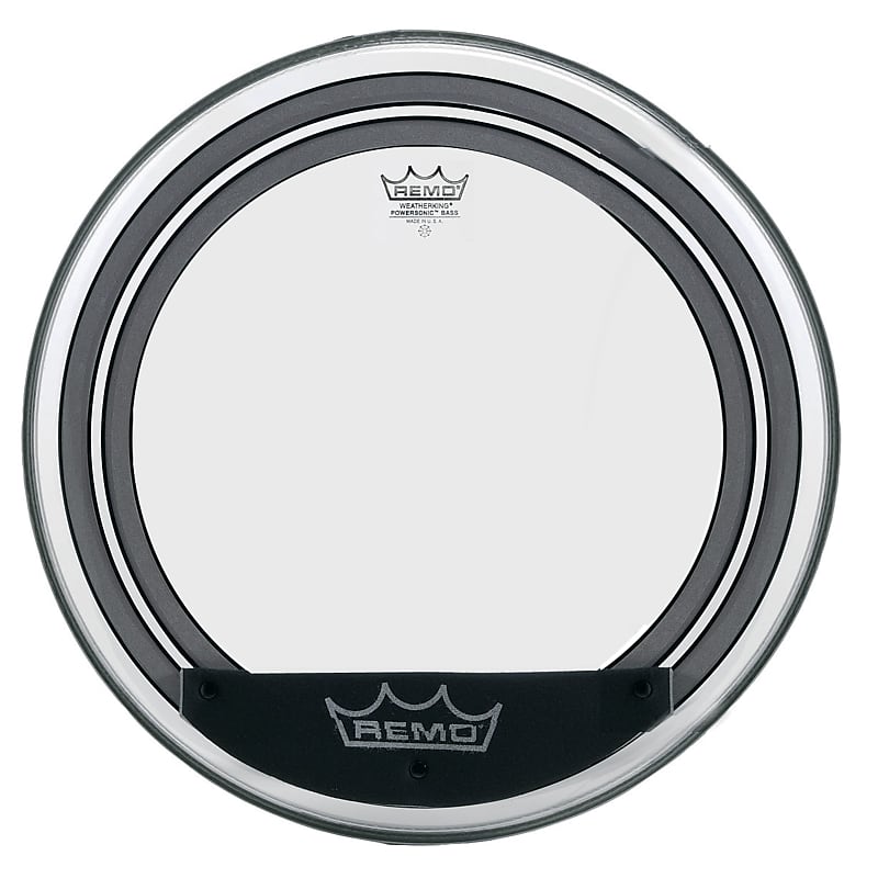 Remo Powersonic 22", clear, BassDrum Batter Head - Bass Drum | Reverb