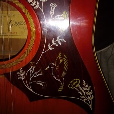 Greco 626 12 string hummingbird 1970s - Sunburst | Reverb