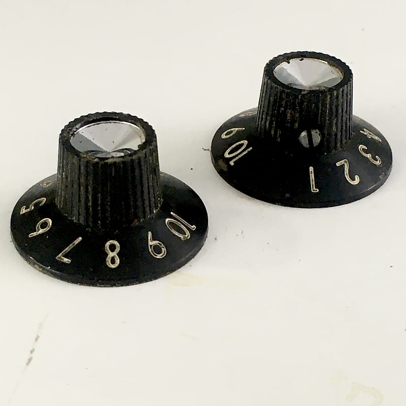 Genuine Fender Amplifier Knobs Aged Relic Knob Set Pure | Reverb