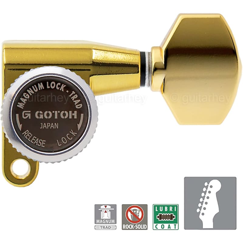 NEW Gotoh SG360-07 MGT 6-in-line LOCKING Tuners Schaller Mini | Reverb