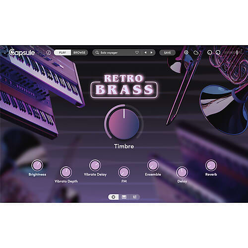 Capsule Audio Retro Brass Virtual Instrument (Perpetual) | Reverb