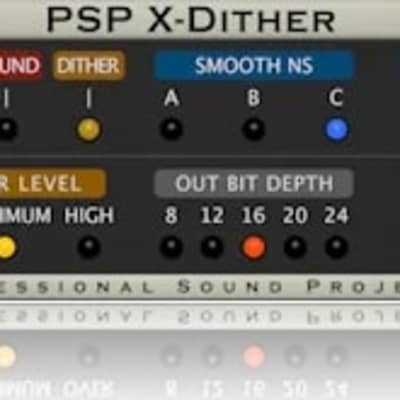 PSP Audioware PSP X-Dither Mastering Dither (Download) | Reverb
