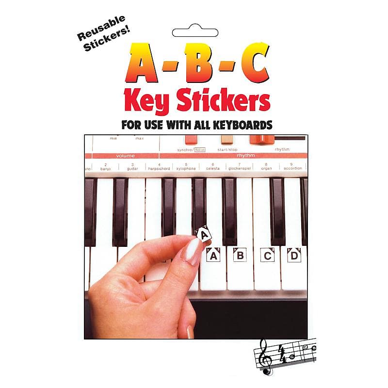 ABC Keyboard Stickers | Reverb
