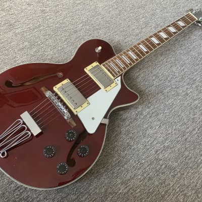 AXL Icon series 2 jazz electric guitar Red | Reverb