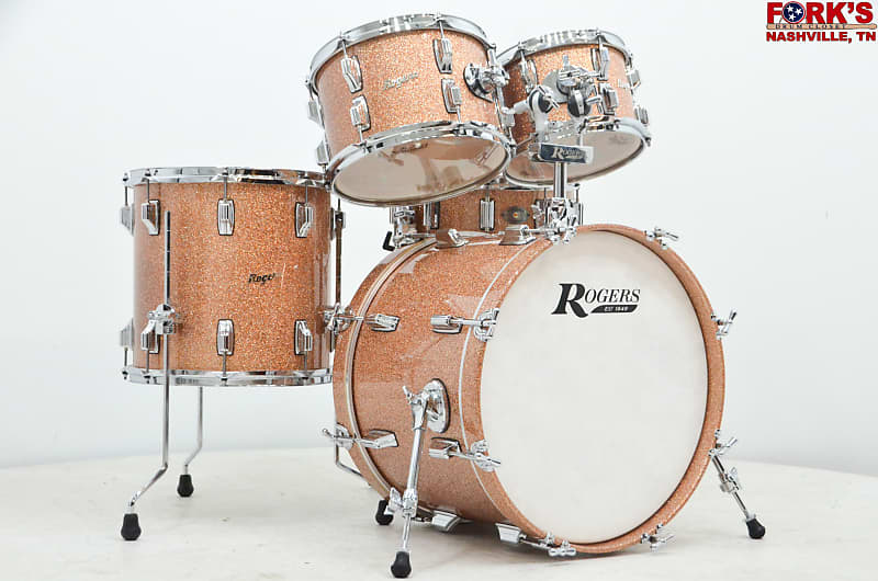 Rogers PowerTone Series 4pc Drum Kit - "Champagne Sparkle | Reverb