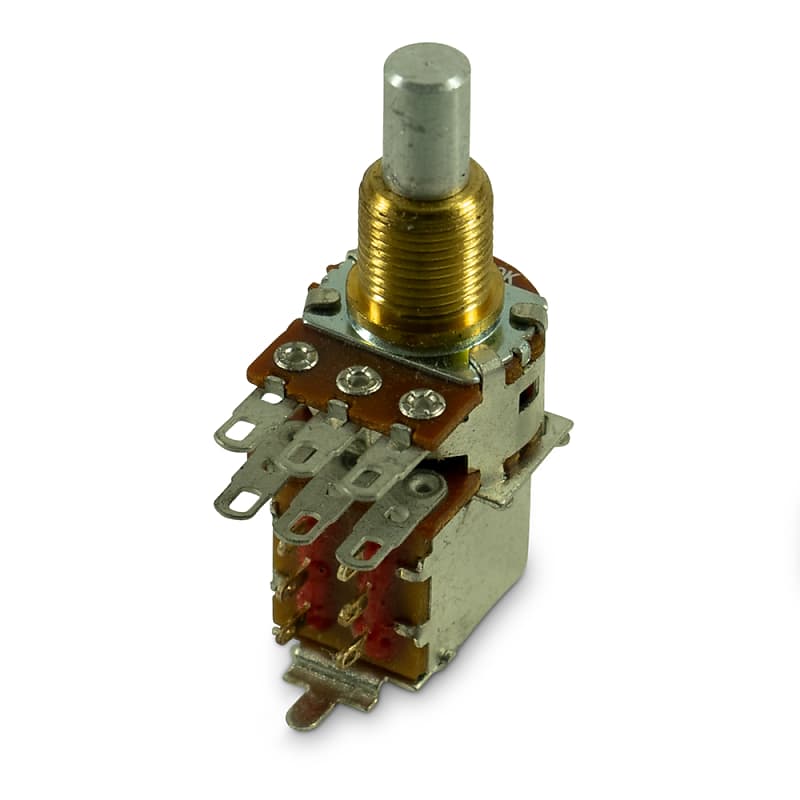 Bourns PDB183-500SS-20 Guitar Potentiometer w/Push-Pull | Reverb