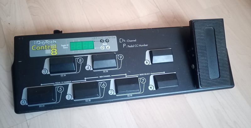 DigiTech Control 8 midi foot controller 2000’s Black | Reverb