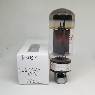 Ruby 6l6GCR 2x Power Tubes. | Reverb