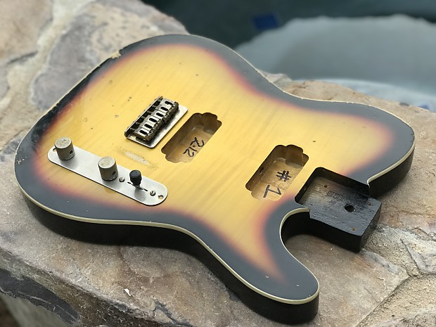 Real Life Relics Tele Telecaster Body Bound Dual Humbucker | Reverb