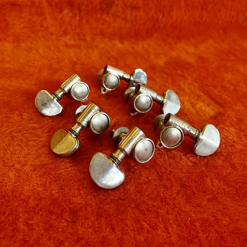 Grover Pat Pend Guitar tuners c 1960 Chrome original vintage | Reverb