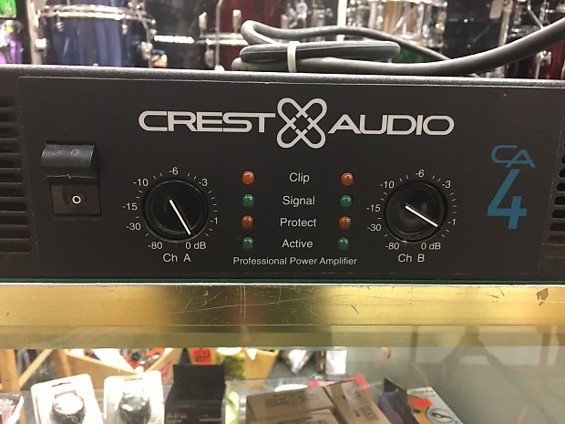 Crest Audio CA 4 1000W Power Amplifier Amp - Listing 2 | Reverb