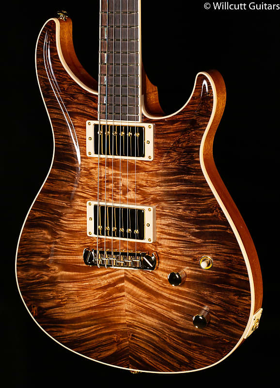 Giffin Standard Solid Burl Maple Top Dark-Burst (250) | Reverb