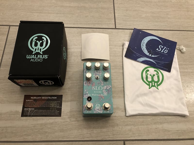 Walrus Audio SLO Reverb Limited Edition Floral with All | Reverb