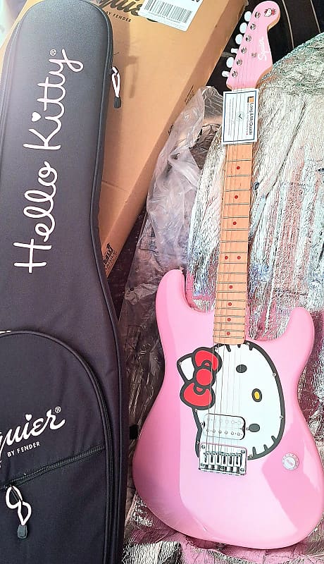 Fender Squier Hello kitty strat limited 2024 edition | Reverb