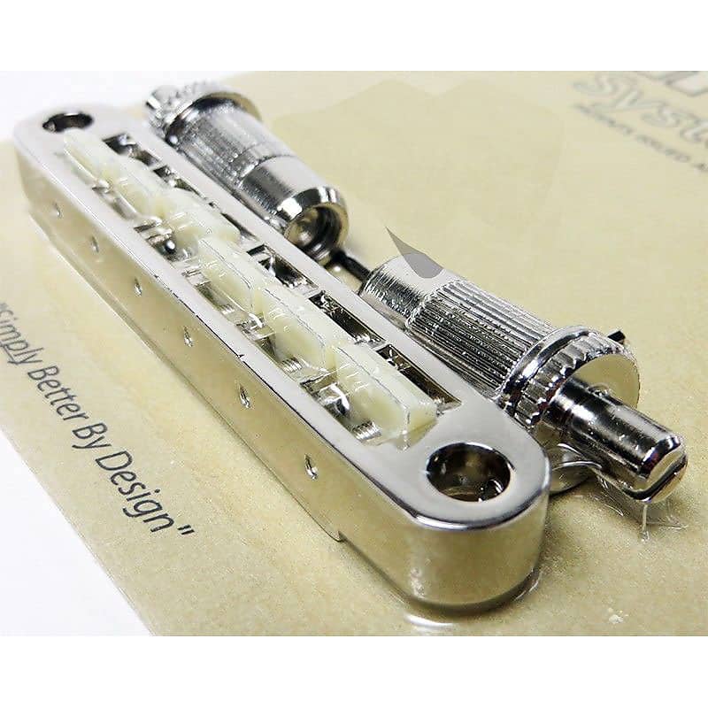 TonePros Metric Locking Bridge Pre-Notched Nylon Saddles | Reverb