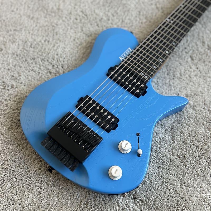 Kiesel Zeus 8 String Raw Tone 2024 - Sky Blue | Reverb