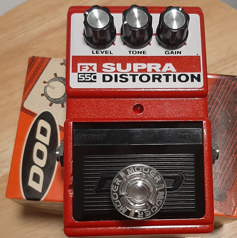 DOD Supra Distortion FX55-C True Bypass Mod | Reverb Australia