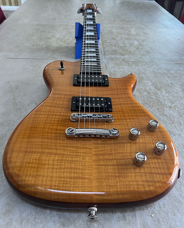 Carvin / Kiesel SC90 2000s - Flamed Amber | Reverb