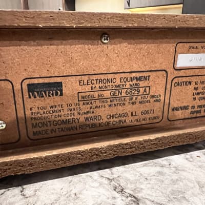 Montgomery Ward Gen 6829 A vintage 8 Track tape cassette deck | Reverb