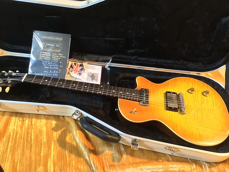 Ivison Hurricane 2023,Lightly Aged Dirty Lemon Burst Flame | Reverb