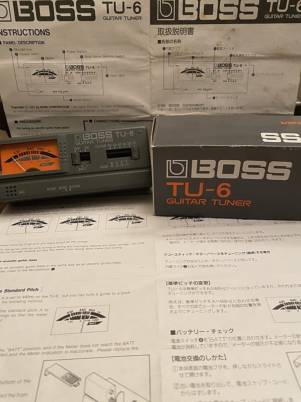 Boss TU-6 guitar/bass tuner | Reverb