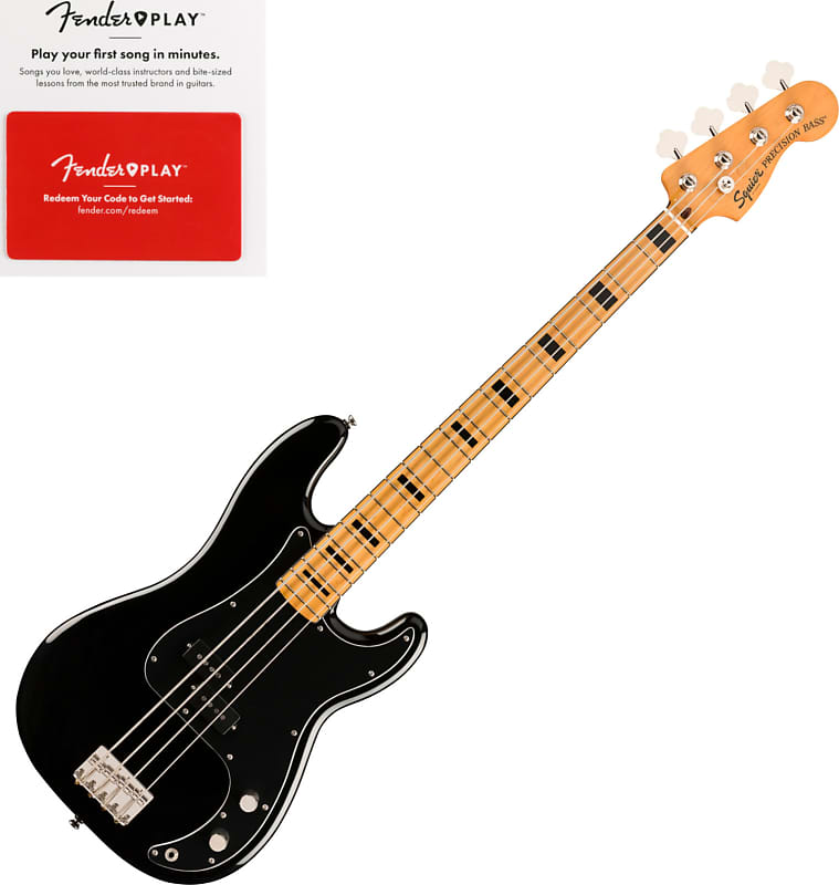 Squier Classic Vibe '70s Precision Bass Guitar, Maple | Reverb