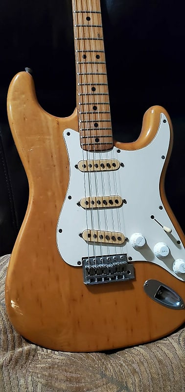1975 Fernandes Burny Custom Rare70s Strat Natural Pro Grade | Reverb