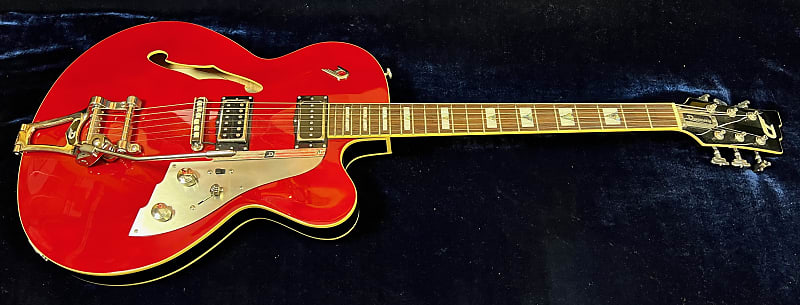 Duesenberg C.C. John Platania 2007 - Cherry-Red | Reverb