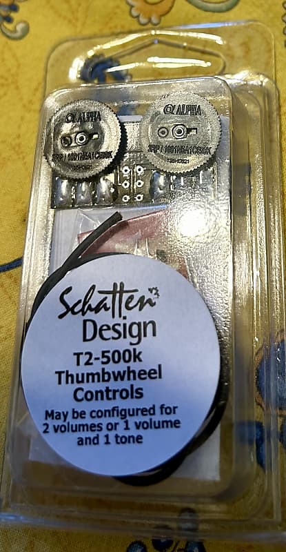 Schatten T-2 500k Dual Thumbwheel controls | Reverb