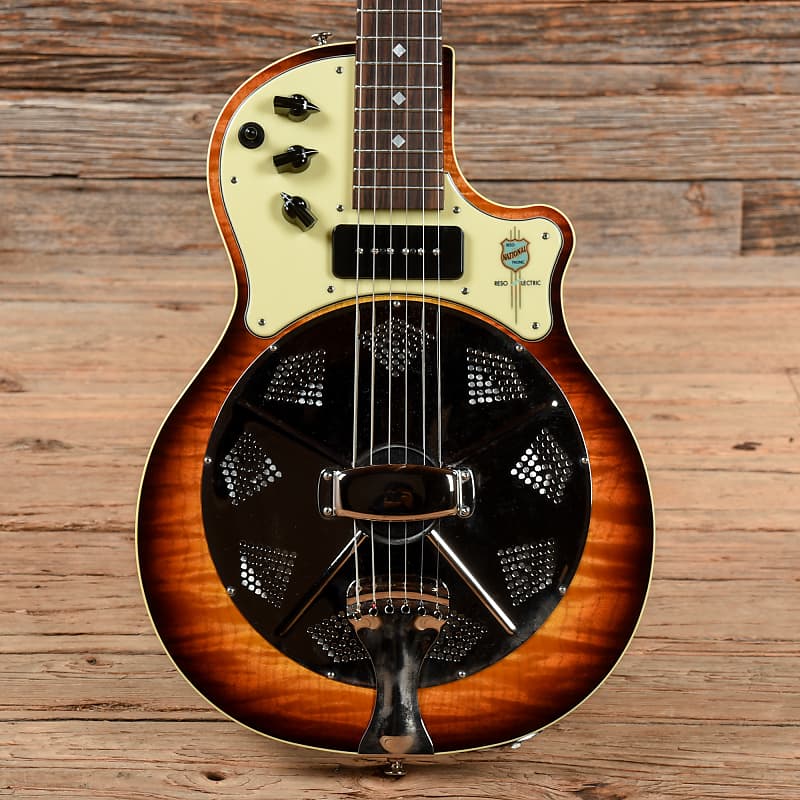 National National Reso-Phonic ResoLectric Revolver Sunburst | Reverb