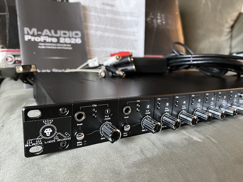 Black Lion Audio / BLA Modified M-Audio ProFire 2626 Firewire | Reverb