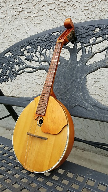 Handmade 4 String Mandolin / Ukrainian Domra 1960s Natural | Reverb