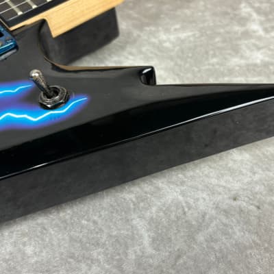 Dean Dime Razorback Dimebolt electric guitar in Lightning | Reverb