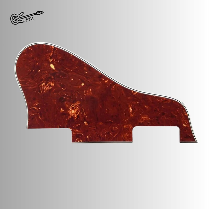 Red Tortoise Lefty ES 335 Style Jazz Archtop Pickguard-Red | Reverb