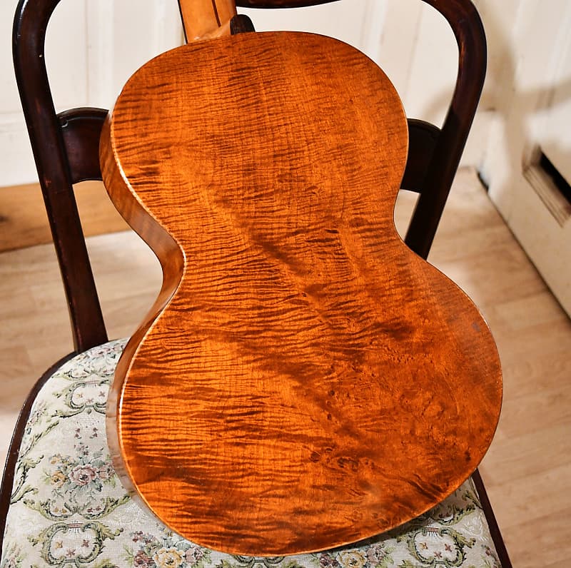 Video Sample Added - Masterbuilt Antique Romantic Guitar, | Reverb