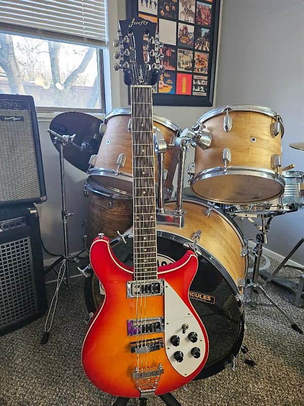 Firefly 12-String "RB" Copy 2024 - Red Burst With Gig Bag | Reverb