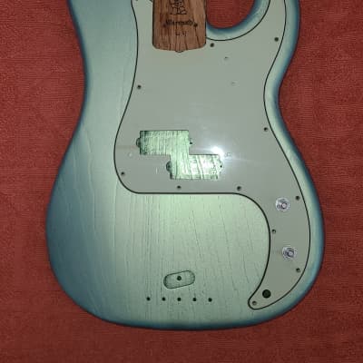 Warmoth P-Bass Body Roasted Lightweight Swamp Ash with Fender | Reverb