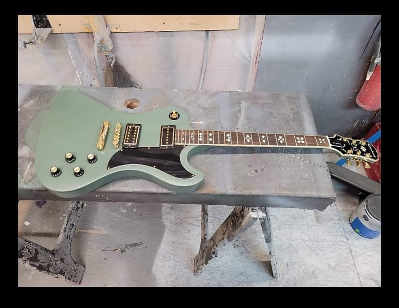 Epiphone Lee Malia Artist Series RD Olive Green | Reverb