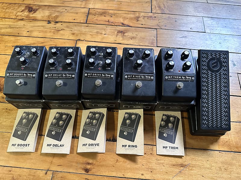 Moog Minifooger pedals (MF V1) Full Set | Reverb
