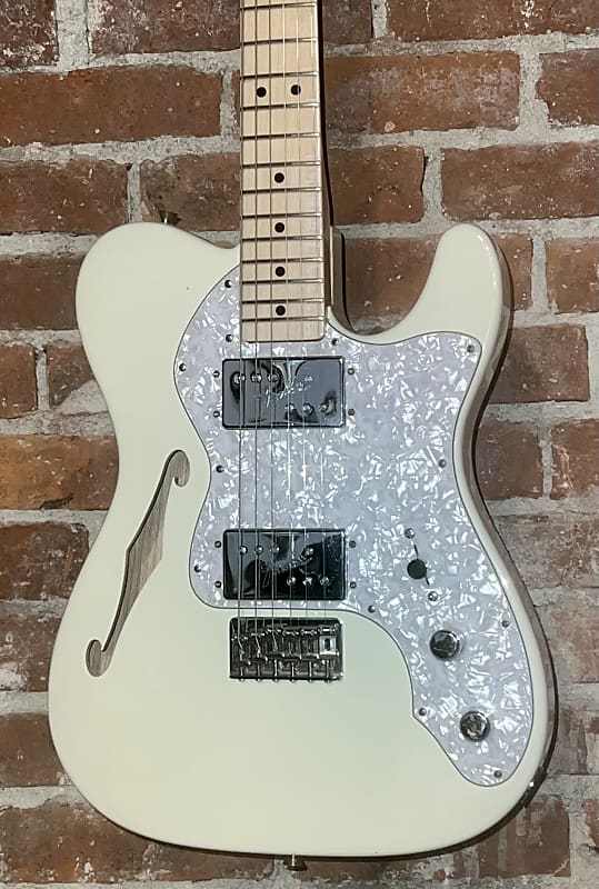 Fender Telecaster Thinline Artic White, Fresh Pro Setup Ships | Reverb
