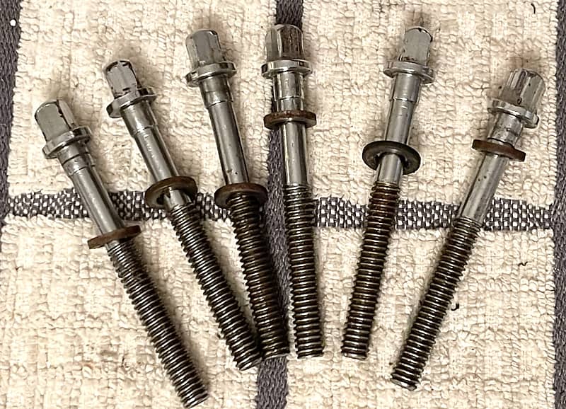 6x Vintage Slingerland Radio King 2” Tension rods 50’s/60’s | Reverb