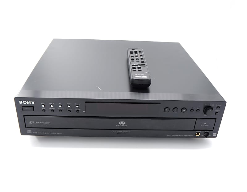 Vintage Sony SCD-C2000ES 5 Disc Changer SACD CD Player Black | Reverb