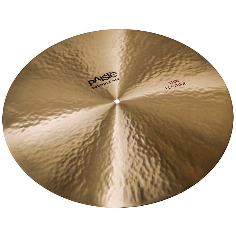 Paiste Formula 602 Thin Flat Ride Cymbal 20" | Reverb