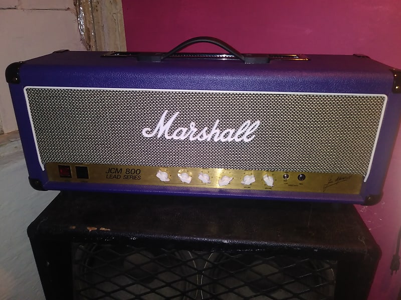 Marshall 1985 JCM 800 Lead Series Model 2203 Purple Tolex | Reverb