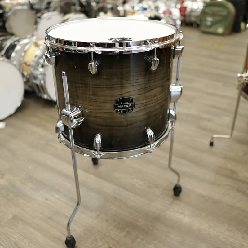 Used Mapex Armory 12x14" Floor Tom (Black Dawn) | Reverb