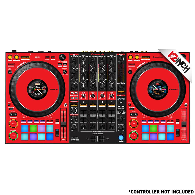 12 Inch Skinz (11) Piece Colored Kit for Pioneer DDJ-1000 - | Reverb