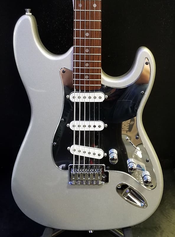 Squier Stratocaster 1998 Silver Mirror & Pickguard w/FREE Pro | Reverb
