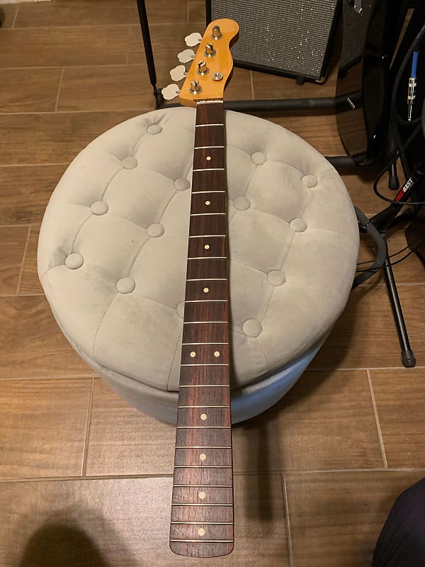 Warmoth Tele Bass Neck w/ Hipshot HB2 Tuners | Reverb