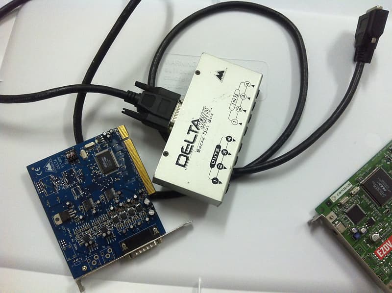 M-Audio Delta Series Break Out Box + Cable + Interface Card | Reverb